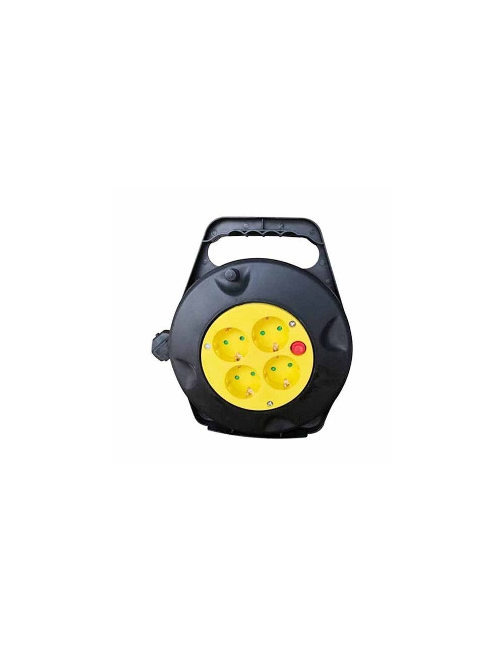 Prolunga avvolgicavo 10mt 16A 4 prese Shuko protezione elettrica V-TAC ...